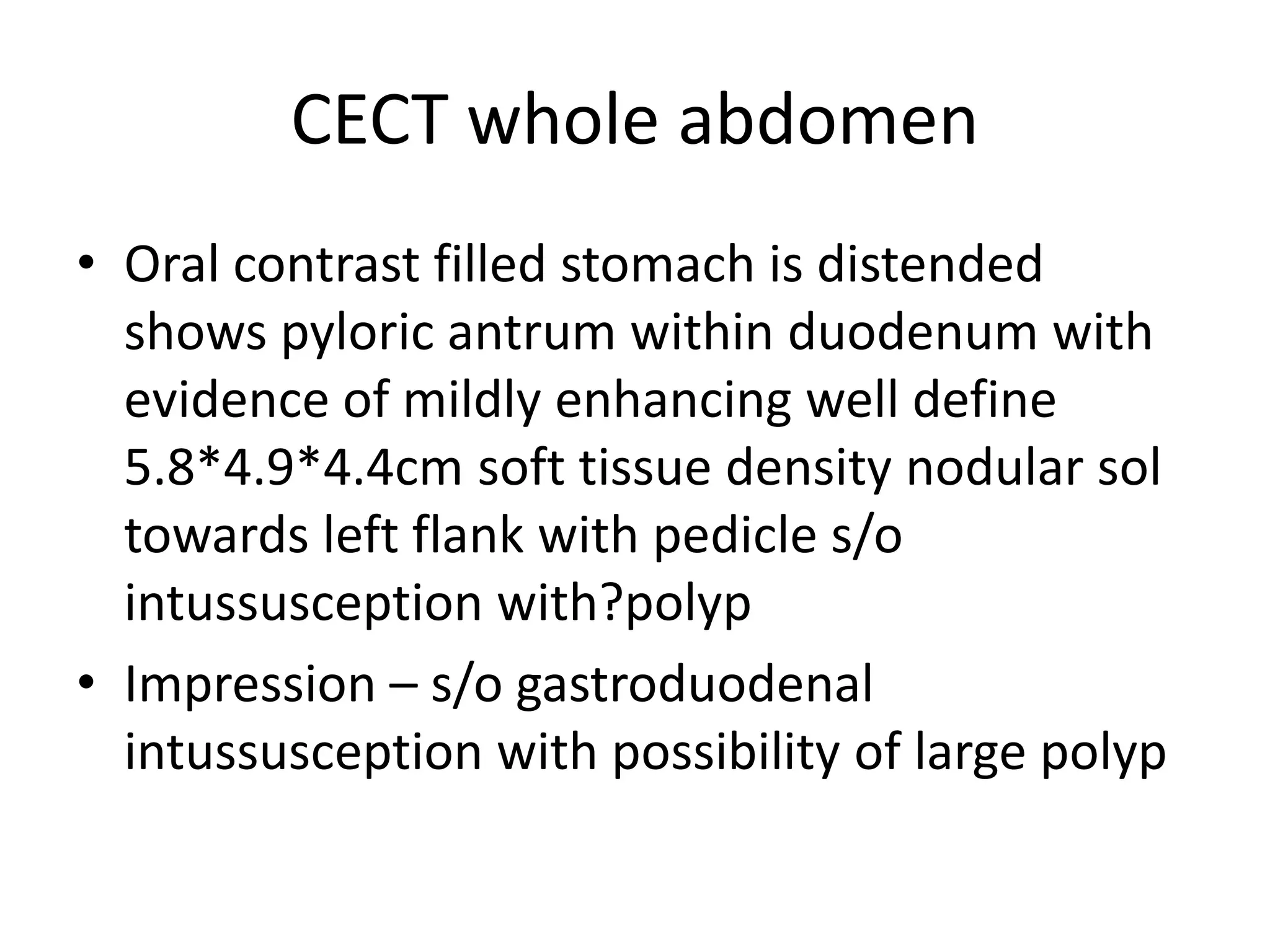 Duodenal polyp | PPTX
