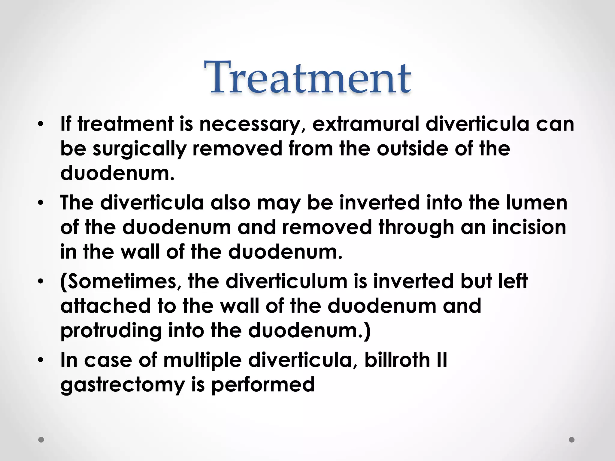 Duodenum and duodenal diverticulum | PPTX