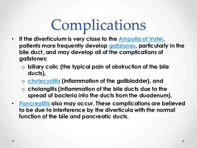 Duodenum and duodenal diverticulum