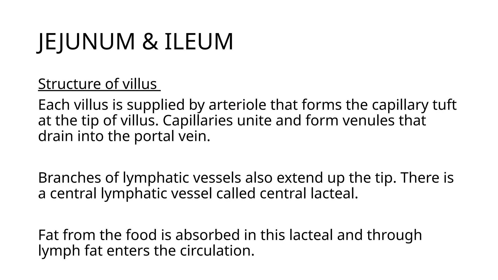 DUODENUM, JEJUNUM & ILEUM.. DUODENUM, JEJUNUM & ILEUM | PPTX