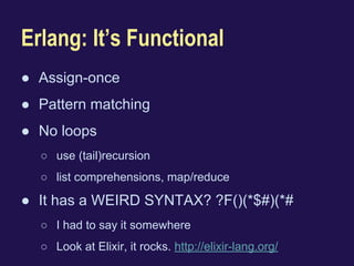 Duo Disco - doing the Erlang dance | PPT