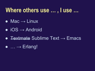 Duo Disco - doing the Erlang dance | PPT