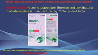 Duolin Inhaler (Generic Ipratropium Bromide and Levalbuterol Tartrate ...
