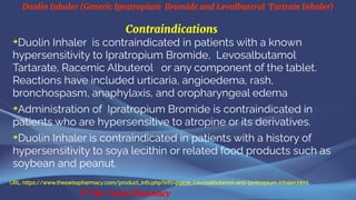 Duolin Inhaler (Generic Ipratropium Bromide and Levalbuterol Tartrate ...