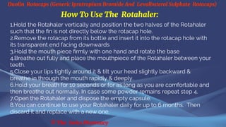 Duolin Rotacaps (Generic Ipratropium Bromide And Levalbuterol Sulphate ...