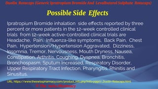 Duolin Rotacaps (Generic Ipratropium Bromide And Levalbuterol Sulphate ...
