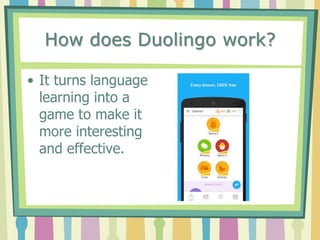 Duolingo introduction by candy | PPT