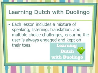 Duolingo introduction by candy | PPT