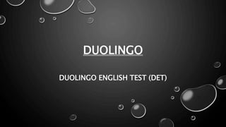Duolingo ppt for beginners learning with full data | PPTX