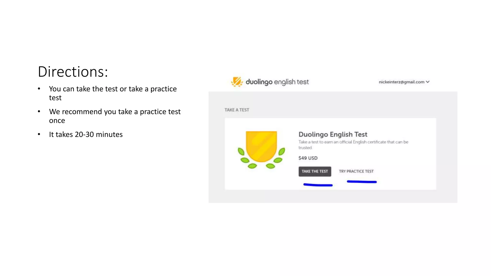 Duolingo Test Directions.pptx