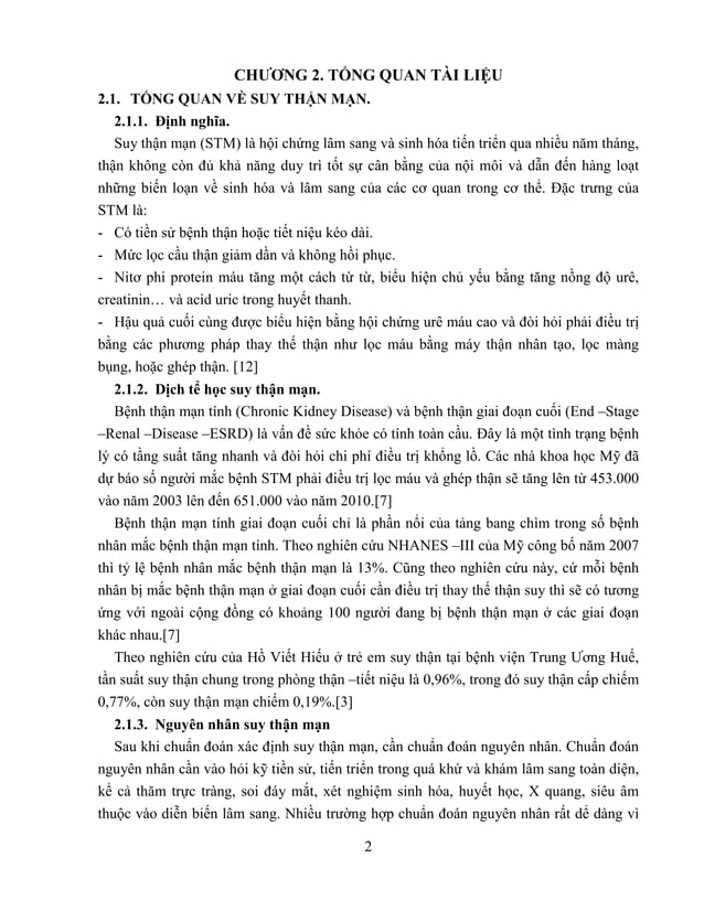 Đề tài: Sự tuân thủ điều trị của bệnh nhân suy thận mạn ở khoa Nội | PDF