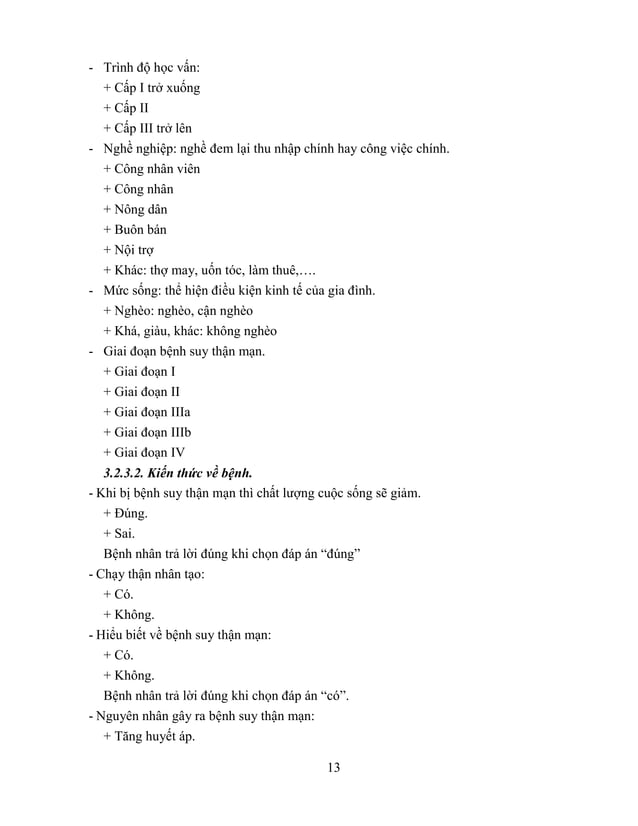 Đề tài: Sự tuân thủ điều trị của bệnh nhân suy thận mạn ở khoa Nội | PDF