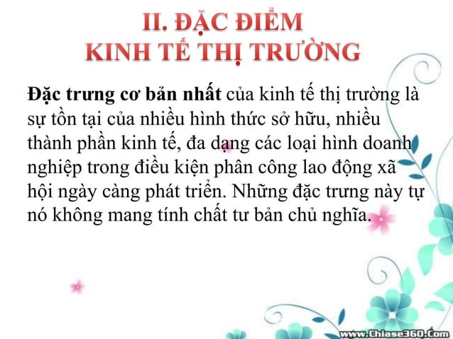 SO SÁNH NỀN KINH TẾ THỊ TRƯỜNG ĐỊNH HƯỚNG XHCN VÀ NỀN KINH TẾ THỊ TRƯỜNG ĐỊNH HƯỚNG TBCN | PPTX