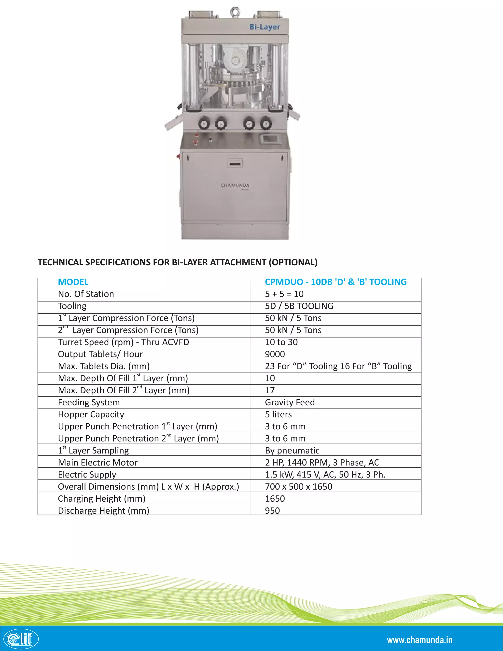 Bilayer Tablet Press | PDF
