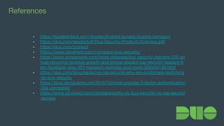 Duo security - Kaitao Wu | PPT