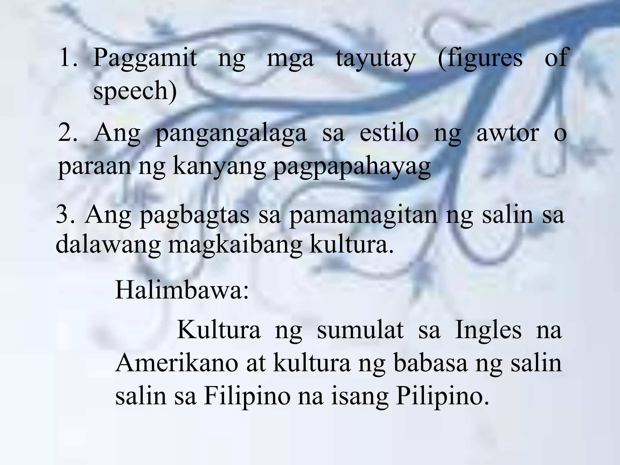 Pagsasaling-Wika: Poesya o Tula | PPTX