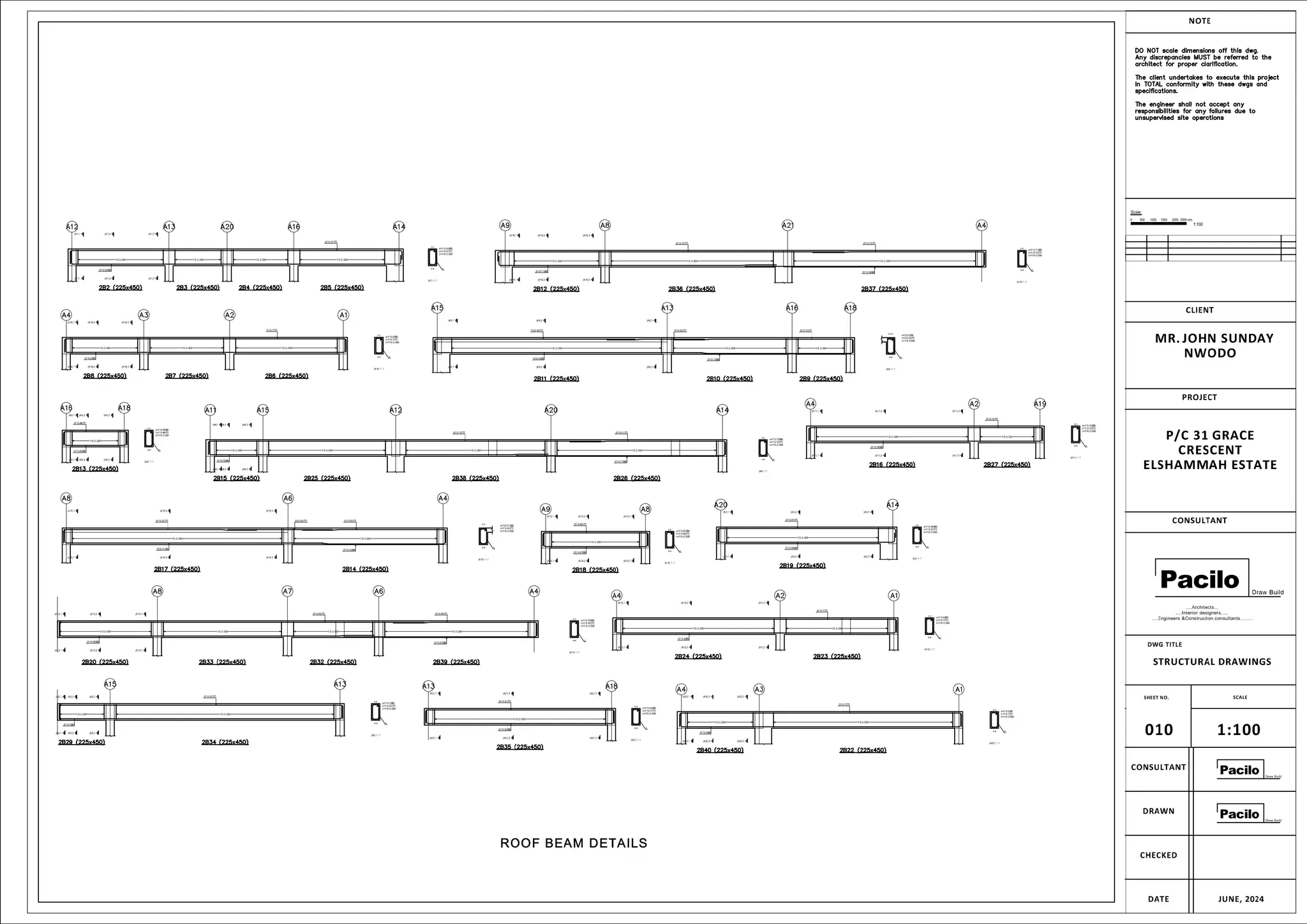 3 Bedroom Duplex Sample Design Drawings Merged | PDF