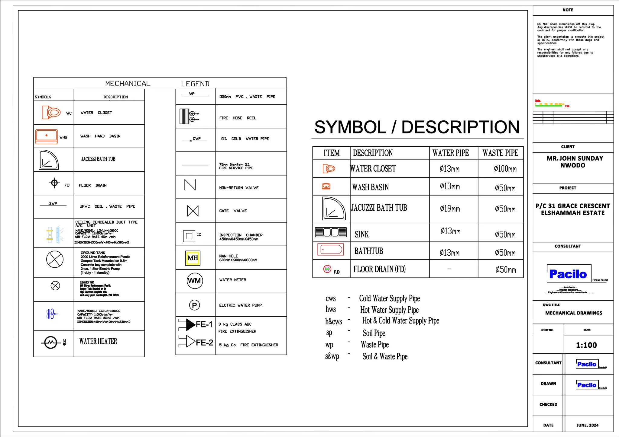 3 Bedroom Duplex Sample Design Drawings Merged | PDF