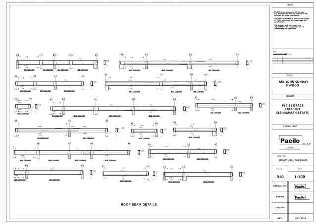 3 Bedroom Duplex Sample Design Drawings Merged | PDF | Civil ...