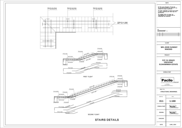 3 Bedroom Duplex Sample Design Drawings Merged | PDF | Civil ...