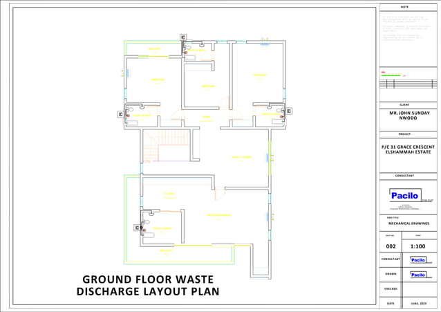 3 Bedroom Duplex Sample Design Drawings Merged | PDF | Civil ...