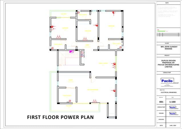 3 Bedroom Duplex Sample Design Drawings Merged | PDF | Civil ...