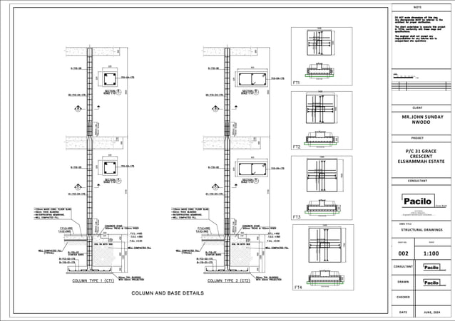 3 Bedroom Duplex Sample Design Drawings Merged | PDF | Civil ...