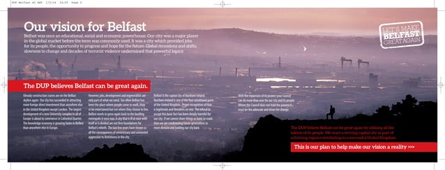 DUP's Belfast Manifesto | PPT