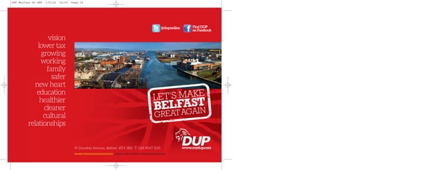 DUP's Belfast Manifesto | PPT