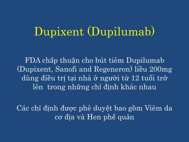 (Dr HA) FDA Approves New Dose for DUPIXENT (Dupilumab) Pre-filled Pen ...
