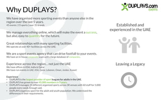 Duplays Event Bio | PDF