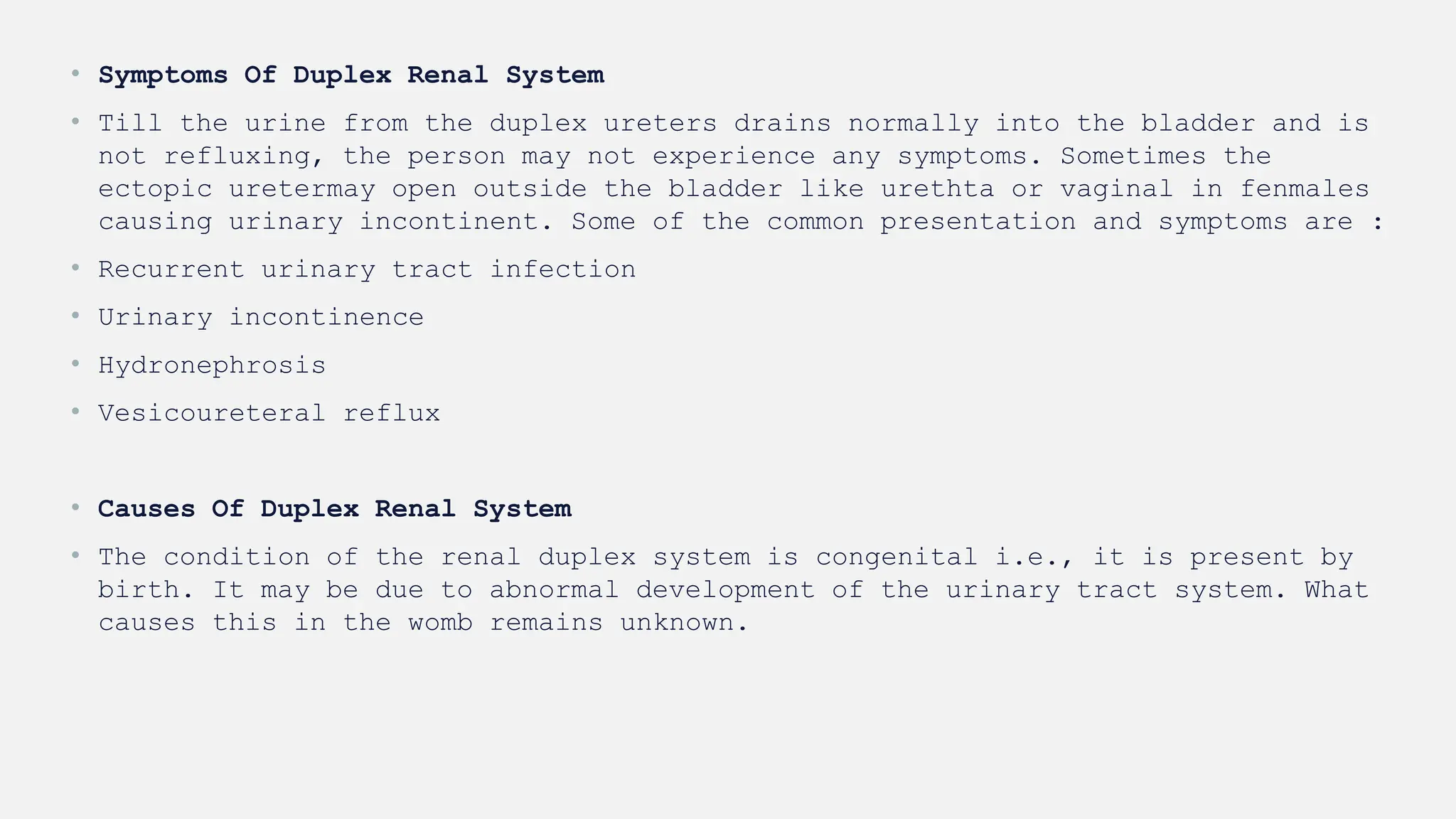 Best Duplex Renal System Treatment in Delhi | PPTX