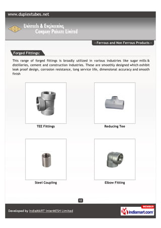 Unisteels & Engineering Company Private Limited, Mumbai, Ferrous and ...