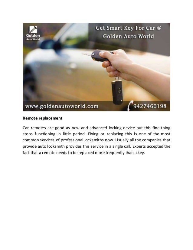 Duplicate Car Key Making Services in Vadodara | Car Key Maker | Golden ...