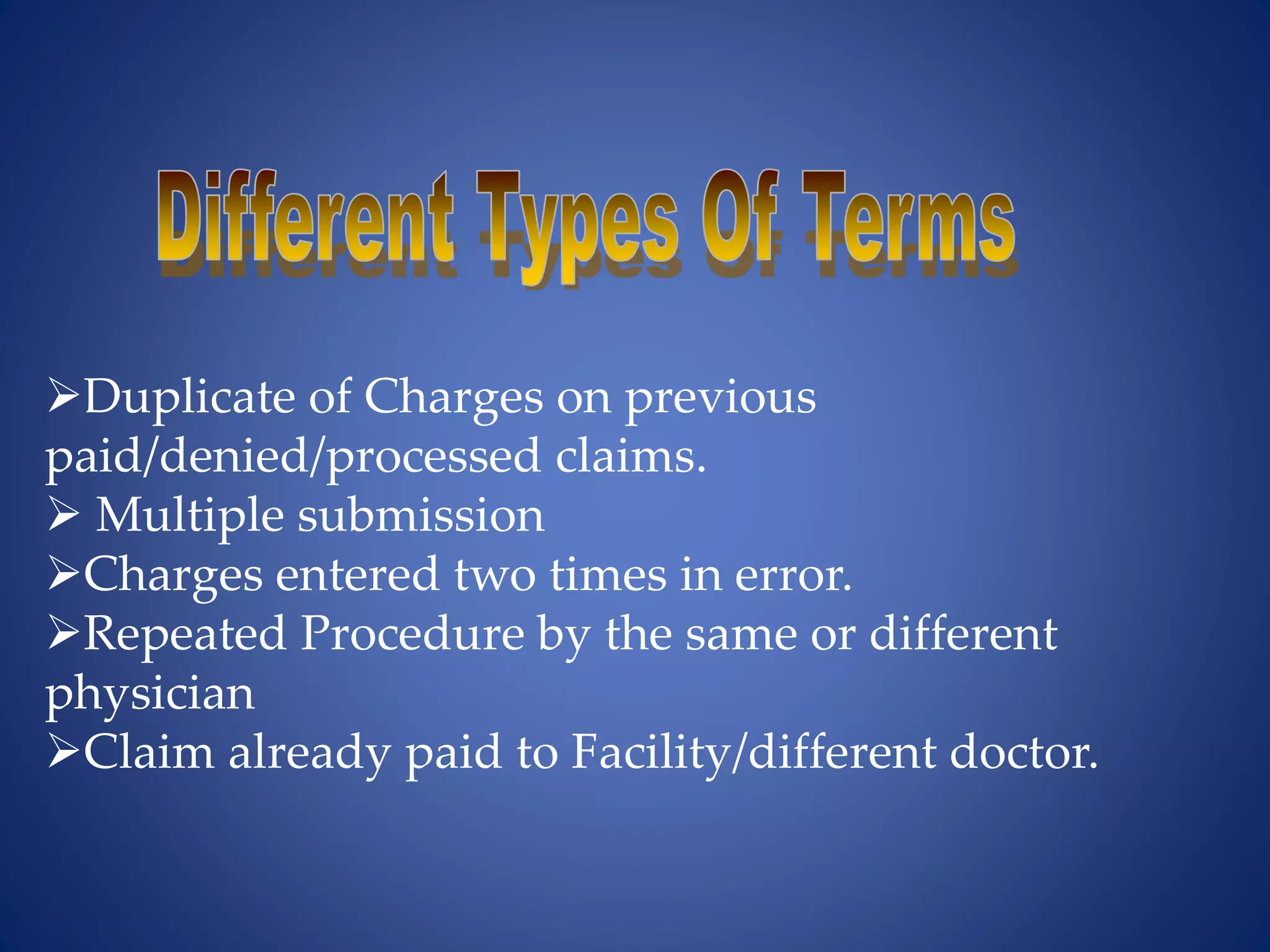 Denial Management - Medical billing | PPTX