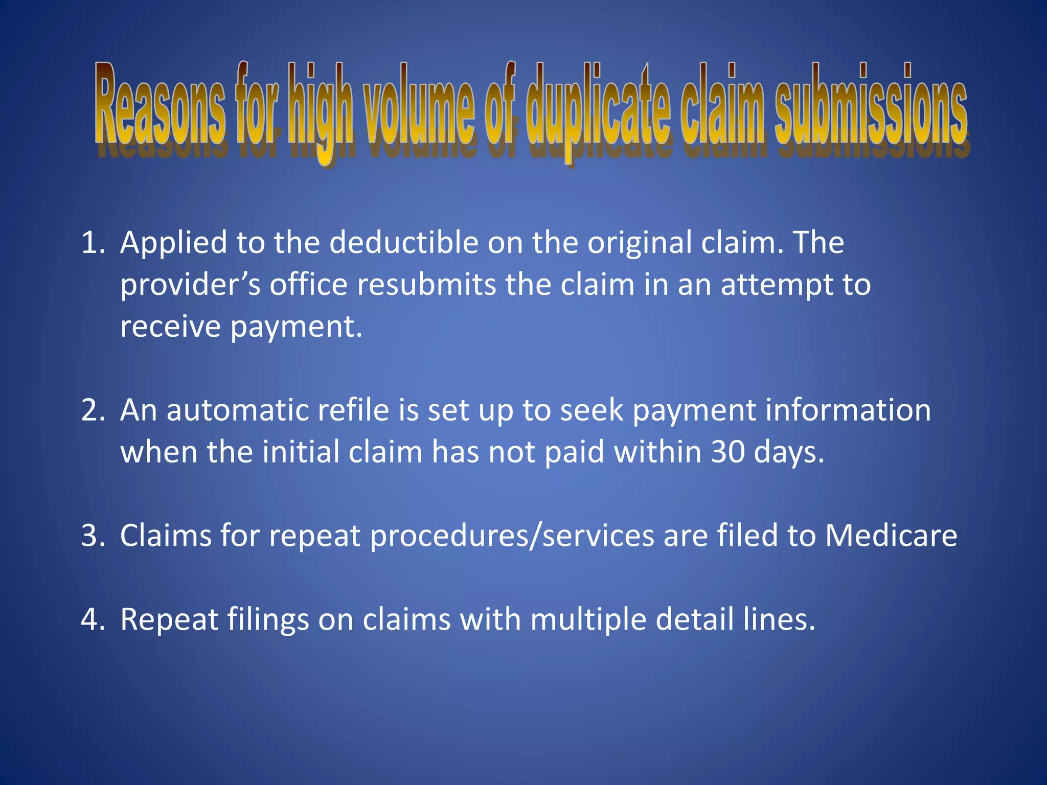 Denial Management - Medical billing | PPTX