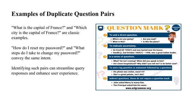 Seminar Ppt On Duplicate Question Pair Technology Ppt