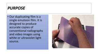 DUPLICATING RADIOGRAPHY.pptx