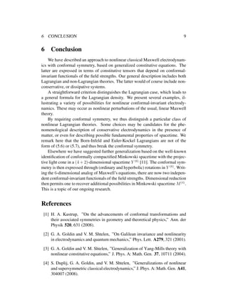 S.Duplij,G.Goldin,V.Shtelen.On Lagrangian and non-Lagrangian conformal ...