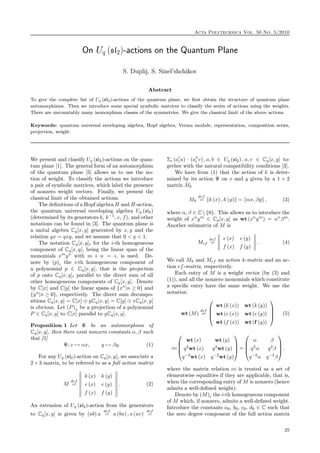 On Uq(sl2)-actions on the quantum plane | PDF