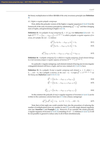 Steven Duplij, "Higher regularity, inverse and polyadic semigroups", Preprints.org, 202109.0171 ...