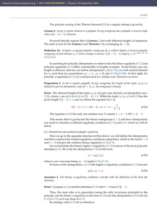 Steven Duplij, "Higher regularity, inverse and polyadic semigroups", Preprints.org, 202109.0171 ...