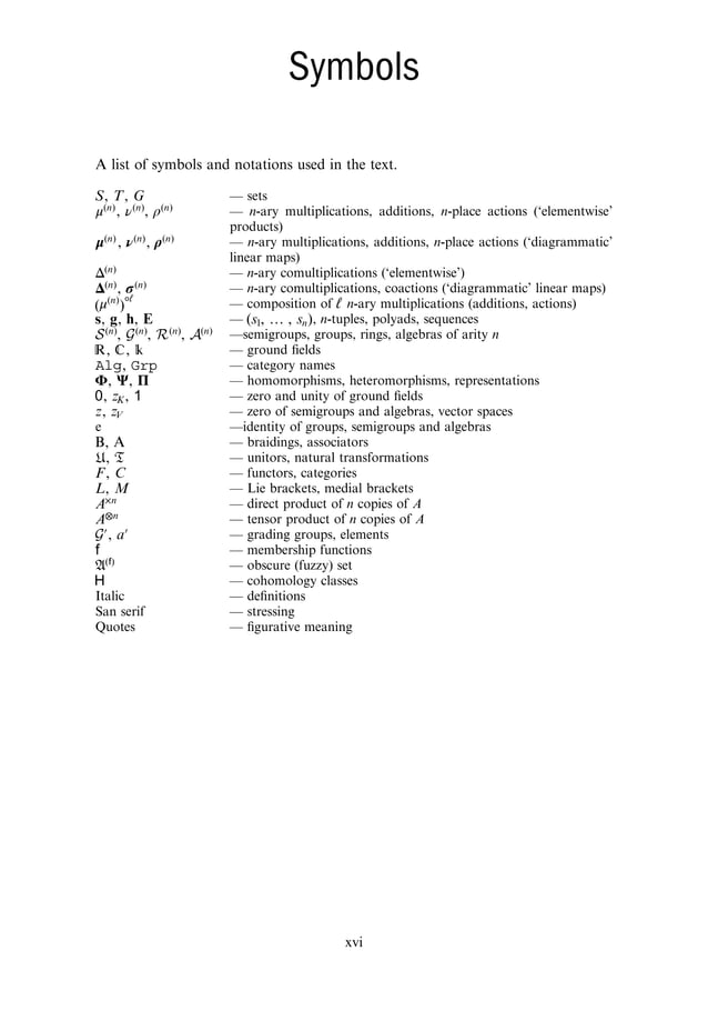 Steven Duplij Polyadic Algebraic Structures Book Front Matter Pdf