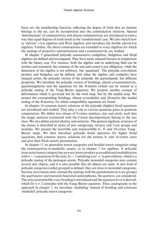 Steven Duplij, "Polyadic Algebraic Structures", book Front matter | PDF