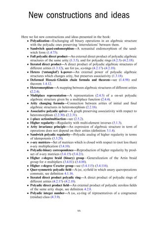 Steven Duplij, "Polyadic Algebraic Structures", book Front matter | PDF