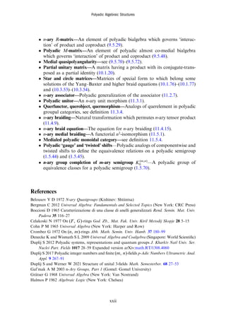 Steven Duplij, "Polyadic Algebraic Structures", book Front matter | PDF