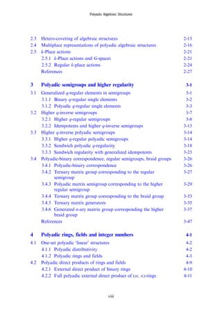 Steven Duplij, "Polyadic Algebraic Structures", book Front matter | PDF
