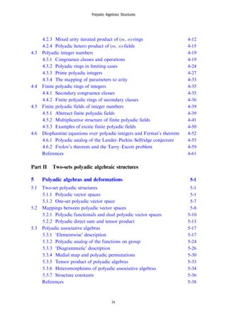 Steven Duplij, "Polyadic Algebraic Structures", book Front matter | PDF