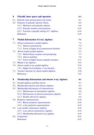 Steven Duplij, "Polyadic Algebraic Structures", book Front matter | PDF