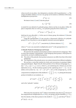 Steven Duplij, "Polyadic analogs of direct product" | PDF | Desktop ...
